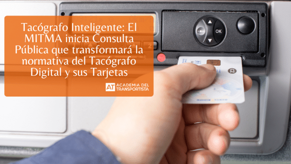 "Tacógrafo Inteligente: El MITMA inicia Consulta Pública que ...